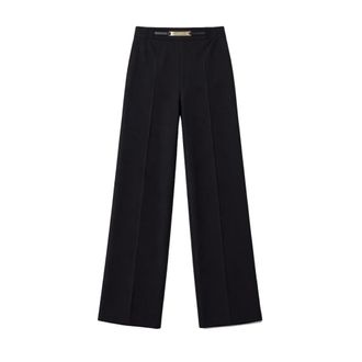 Liu Jo Femme, Pantalons, Noir, Taille: 36 FR Pantalon Palazzo