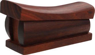 Cabilock 1stk Kleiner Sarg Aus Sandelholz Figuren Särge Schatullen Dekorative Wohnaccessoires Halloween Friedhof Grabsteine China Aufkleber Traditionelle Verzi