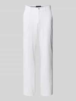 Christian Berg Hose aus Leinen-Viskose-Mix mit Eingrifftaschen