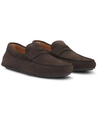 HUGO BOSS Mokassins Noel aus Veloursleder in
