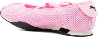 Puma Elasticated-Strap Low-Top Sneakers - Pink