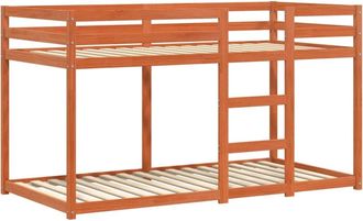 Generic Etagenbett, Massivholz Kiefer Betten und Zubeh&ouml;r(Wachsbraun 90x200 cm) (90 x 190 cm)