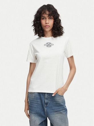 HUGO BOSS T-Shirt Damacia 8 50573353 Wei&szlig; Regular Fit