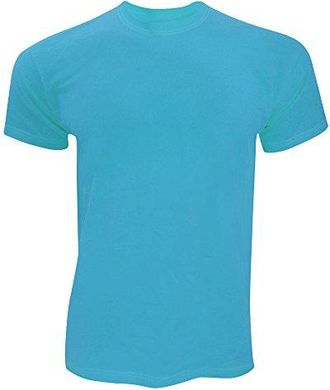 Fruit Of The Loom Screen Stars - T-Shirt à Manches Courtes - Homme (M) (Bleu Azur)