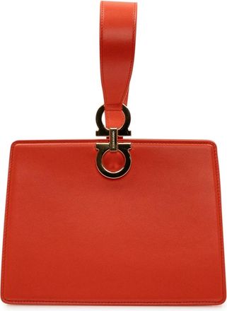 Ferragamo Femme, Sacs, Orange, Taille: ONE Size Mini Clutch