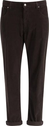 Dondup Jean Ervin en velours c&ocirc;tel&eacute; - Homme - Jeans - Brun - Taille: W34