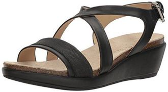 Geox Femme D Abbie A Sandales Bout Ouvert, Noir (BLACKC9999), 35 EU