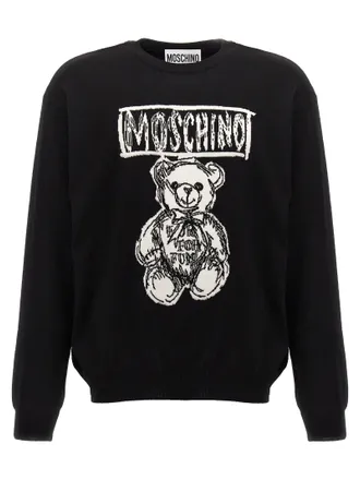Moschino Pull Intarsia Logo Moschino