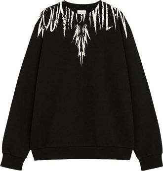Marcelo Burlon Homme, Sweatshirts et sweats &agrave; capuche, Noir, Taille: 2XL SweaT-shirt ras du cou
