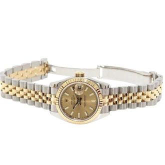 Rolex Pre-owned Vintage Datejust 26mm - Femme - Pre-owned - Jaune - Taille: ONE Size