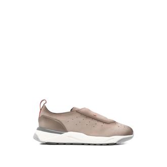 Santoni Suede Panelled Sneakers - - Shoes - Herren - Beige - 41 EU