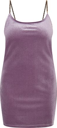 Faina Glitzerndes Mini-Samtkleid Damen Lavendel