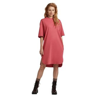 G-Star RAW Damen Boxy U Tee Kleid, Rosa (pink Ink D22840-C336-C618), M