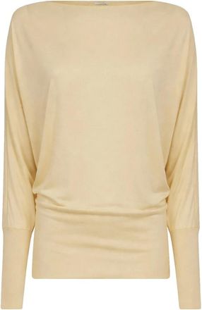 Toteme Femme, Pulls, Jaune, Taille: 38 FR Pulls &agrave; col rond