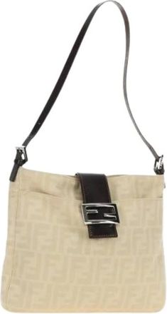 Fendi Pre-owned Vintage Zucca Shoulder Bag - Femme - Pre-owned - Beige - Taille: ONE Size