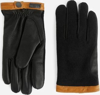 Arket Handschuhe Aus Hirschleder Von Hestra -Schwarz