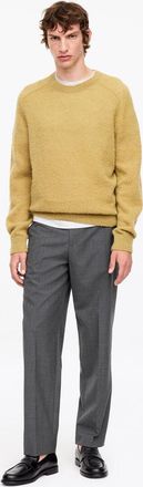 Arket Lockere Leichte Wollhose -Grau