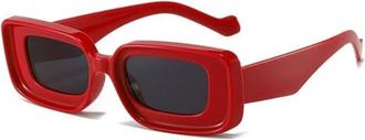 Generic Lunettes De Soleil Dext&eacute;rieur &Agrave; Petite Monture For Hommes, For Vacances, Sport, Conduite(Red)