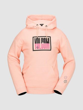 Volcom Essential Sweat &agrave; capuche rose