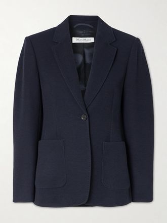 Max Mara Utilita Blazer Aus Wolle - Blau
