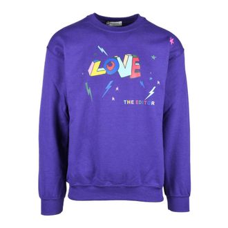 The Editor Felpa - - Sweatshirts & Hoodies - Herren - Lila - S