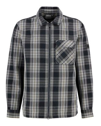 Barbour Overshirt Seafileld mit Glencheck-Print in
