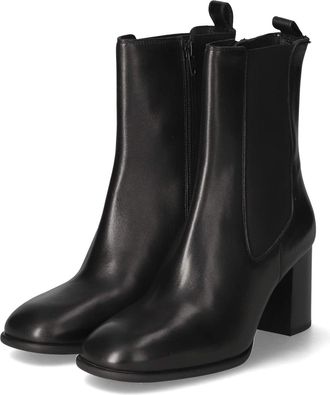 Unisa Damen Stiefeletten Schwarz Leder & Textil 41