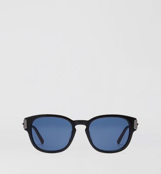 MCM Quadratische Sonnenbrille BLACK ACETATE