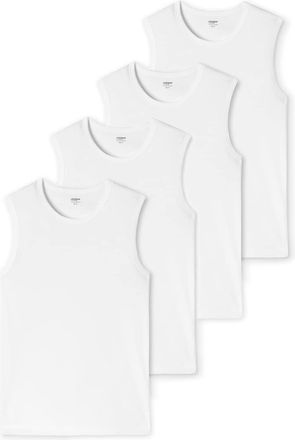 Uncover by Schiesser Unterhemd/Tanktop - 4er Pack (3XL Weiß)