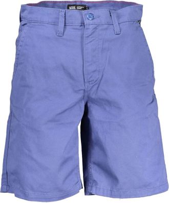 Vans Homme, Shorts, Bleu, Taille: W31 Short Bermuda Bleu avec Bouton et Fermeture &Eacute;clair