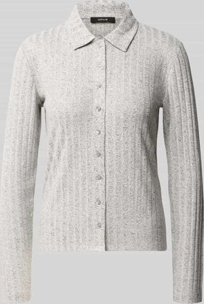 OPUS Slim Fit Langarmshirt aus Viskose-Mix Modell Sitami