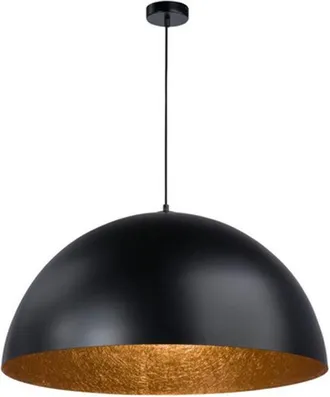 BOBOCHIC Lustre YSOLDE bicolore noir en acier S Orange