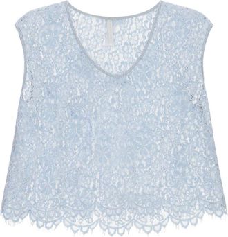 Imperial Femme, Blouses et Chemises, Bleu, Taille: 36 FR Blouses