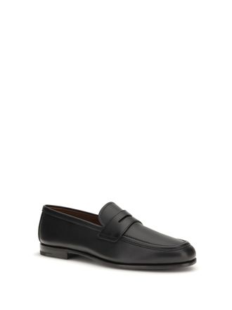 Churchs Mens Rother Loafer Black Calf Leather Bos Taurus Loafers