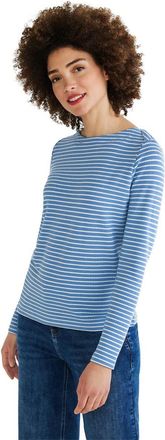 Street One Damen A319171 Langarmshirt, Bay Blue, 34