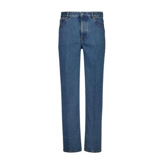 Valentino Garavani Homme, Jeans, Bleu, Taille: W30 Pantalon en denim coupe droite