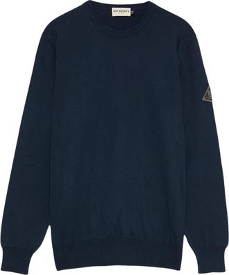 Roy Rogers Homme, Pulls, Bleu, Taille: 2XL Pull en coton &agrave; col rond