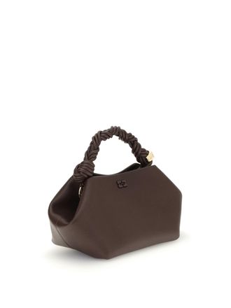 Ganni Womens Bou Small Handbag Chicory Coffee Handbags Hand Bags