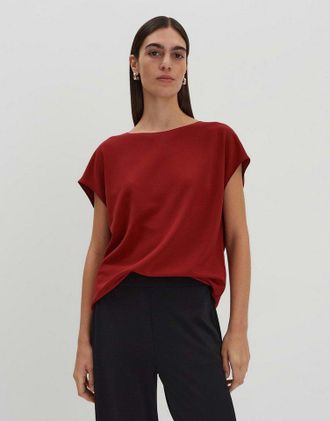 someday Sweatshirt UVALERIE Regular mit dezenter Kantenverarbeitung