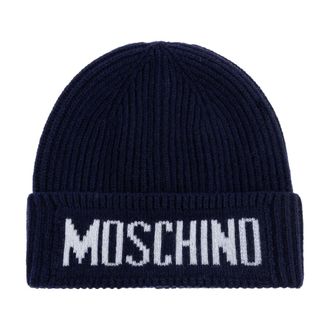 Moschino unisex, Accessoires, Bleu, Taille: ONE Size Casquette avec logo