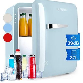 Klarstein Klarstein Mini Frigo et Congelateur de Chambre de 32L, Snacks, Boissons, Petit Frigo Top Silencieux, Mini Bar, Petit Réfrigérateur Camping, Mini Frigo