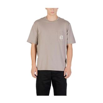 A|X Armani Exchange Homme, Tops, Brun, Taille: XS Pocket Logo T-Shirt