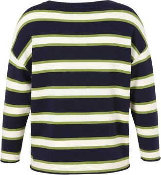 Via Appia Due Sweatshirt Pullover Rundhals 1/1 Arm Jacquard