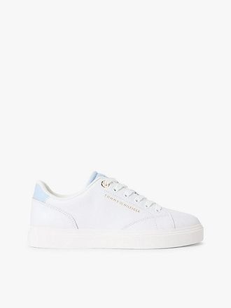 Tommy Hilfiger Baskets en cuir &agrave; semelle cuvette et logo