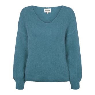 Americandreams Americandreams, Femme, Pulls, Bleu, Taille: 44 FR Milana LS Alpaca Pullover