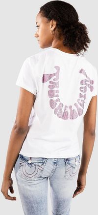 True Religion Crystal Hs Crew T-Shirt white