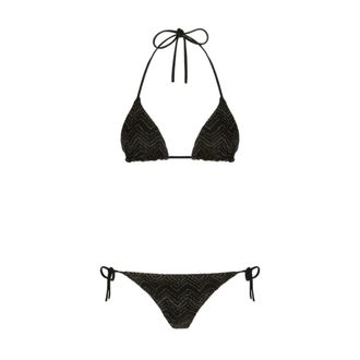 Missoni Schwarzer Lace-Up Strandbekleidung - - Swimwear - Damen - Schwarzk - S