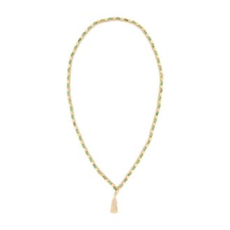 Alanui Handgefertigte Halskette mit Perlen und Quaste - - Accessories - Damen - Mehrfarbig - ONE SIZE