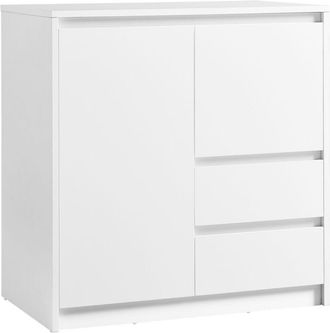 Vasagle Buffet, Armoire de Rangement, avec Porte et &Eacute;tag&egrave;re R&eacute;glable en Hauteur, 2 Tiroirs, Moderne, 40 x 70 x 74,5 cm, pour Salon, Salle &agrave; Manger, Bureau