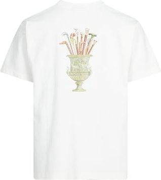 Dr&ocirc;le de Monsieur T-shirt &agrave; imprim&eacute; en coton